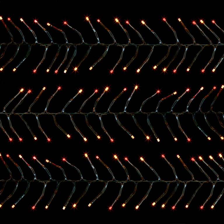 Multi Action LED Clusters Red/Vintage Gold — Decorationsonline.co.uk
